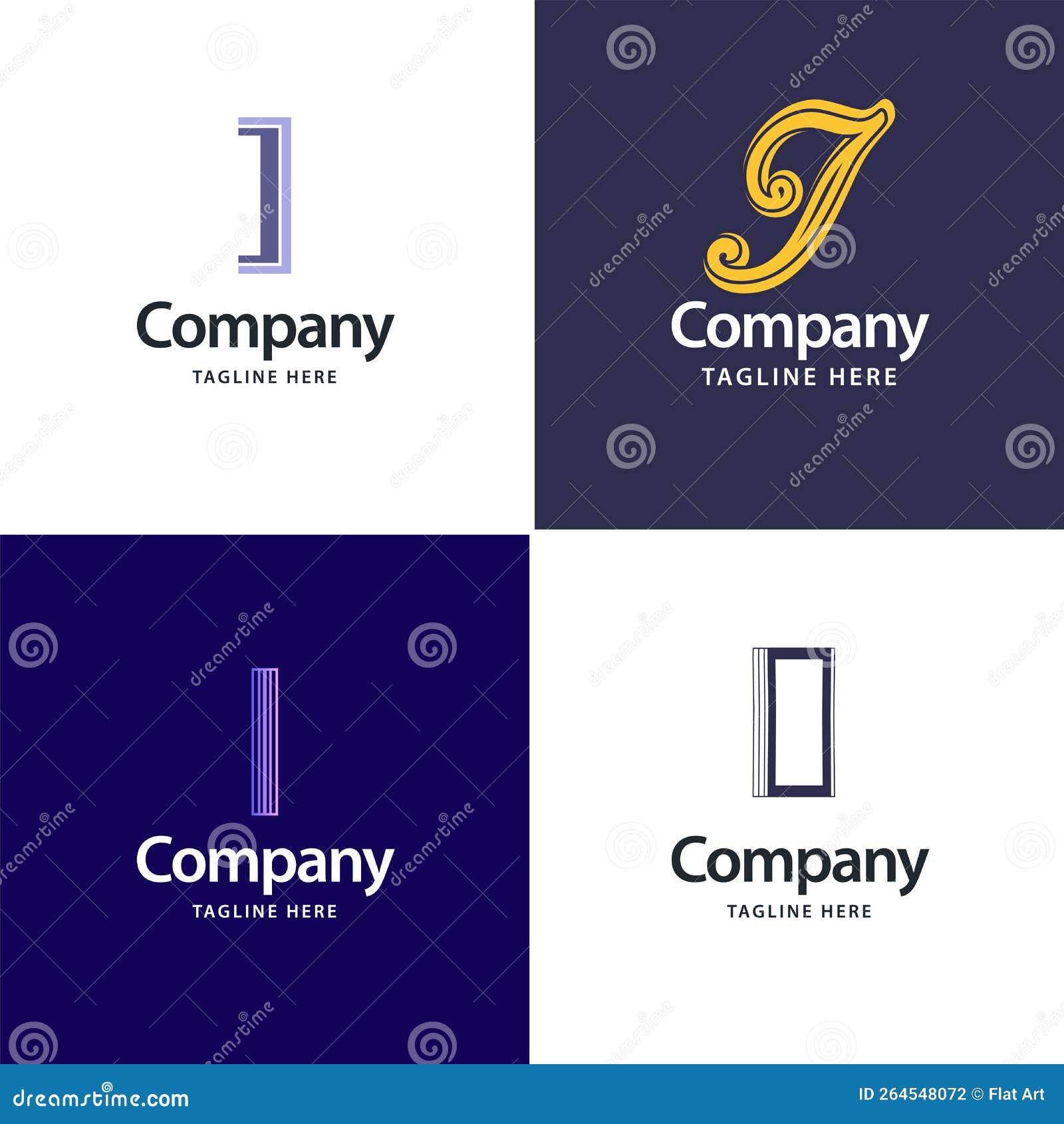 Letter I Big Logo Pack Design Creative Modern Logos Design for Your ...