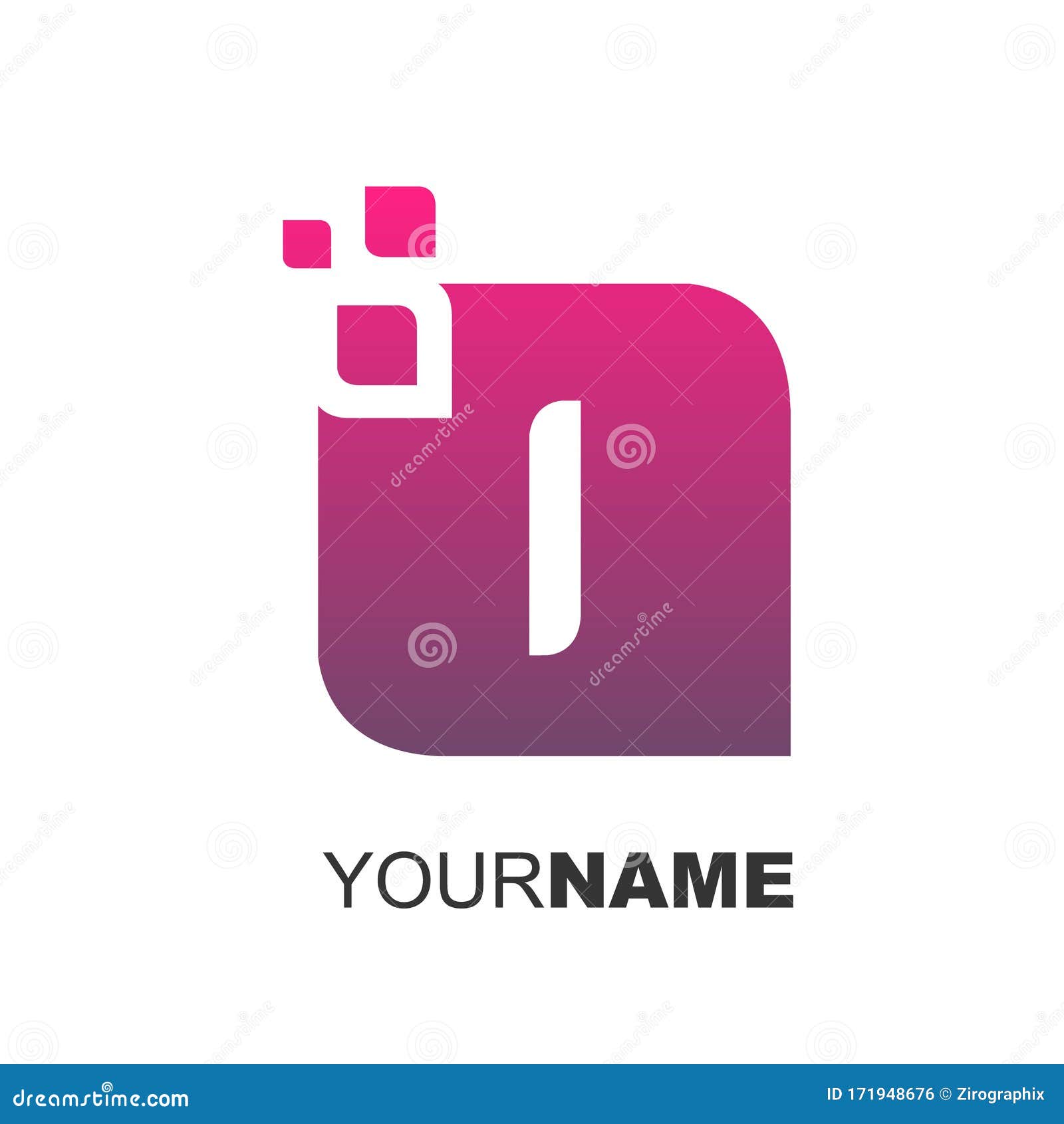 Letter I Creative Tech Logo Icon Design Stock Vector - Illustration of ...