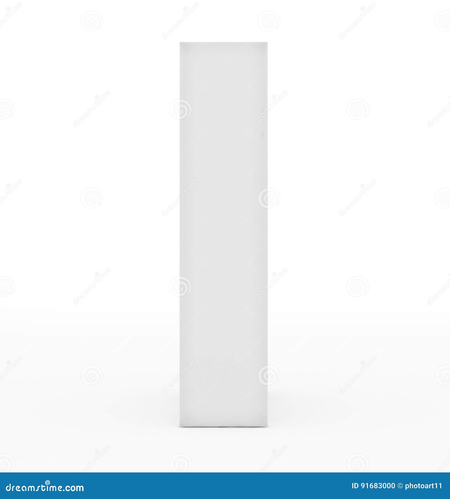 Letter I 3d White Isolated on White Stock Illustration - Illustration ...