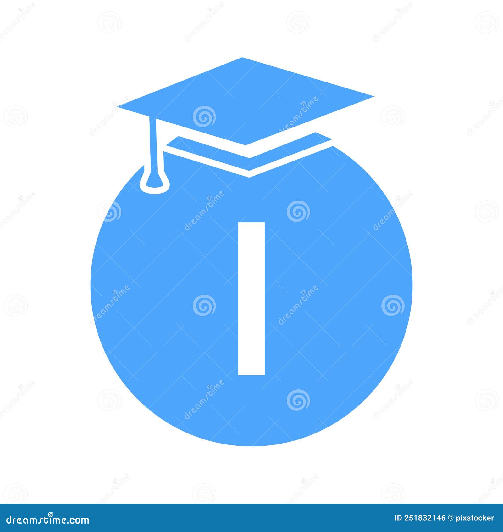 Letter I Education Logo Template. Education Logotype Concept with ...