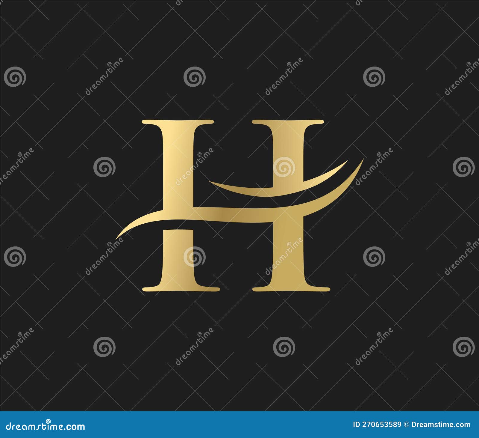 Letter I I linked logo stock vector. Illustration of blue - 270653589