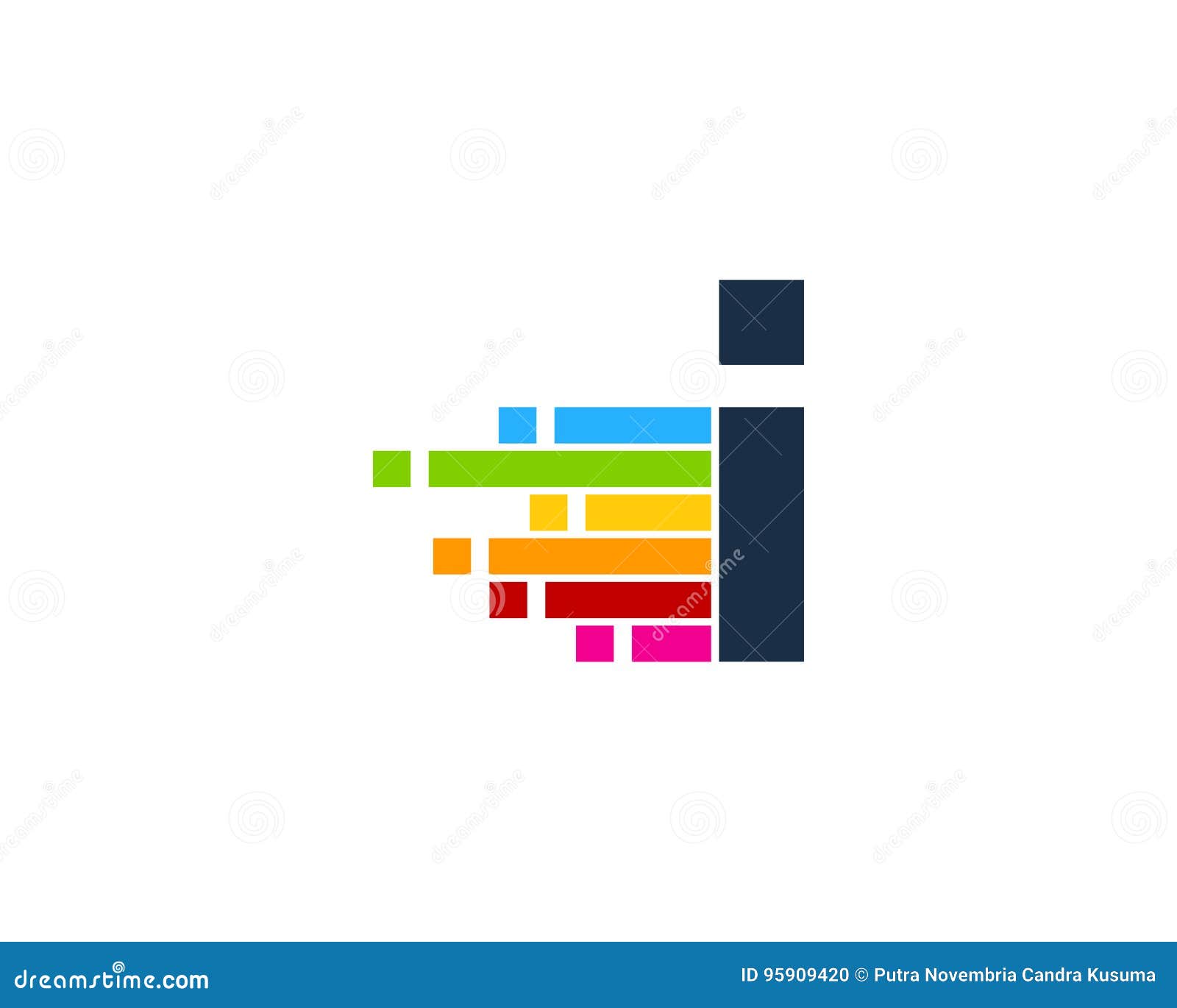 Letter I Icon Logo Design Element Stock Vector - Illustration of ...