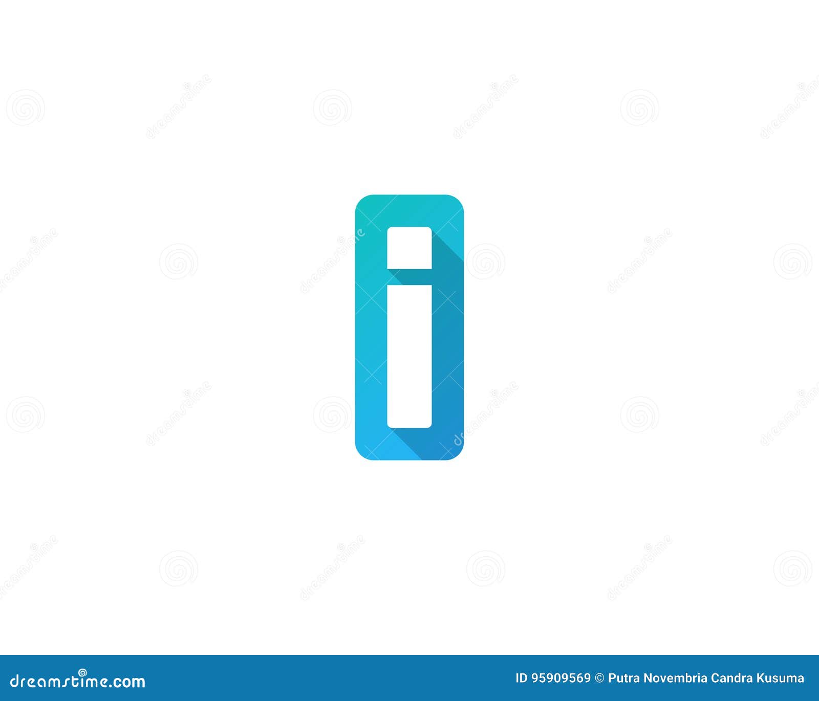 Letter I Icon Logo Design Element Stock Vector - Illustration of circle ...