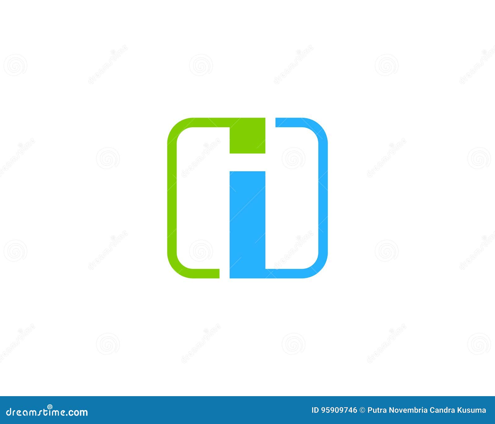 Letter I Icon Logo Design Element Stock Vector - Illustration of design ...