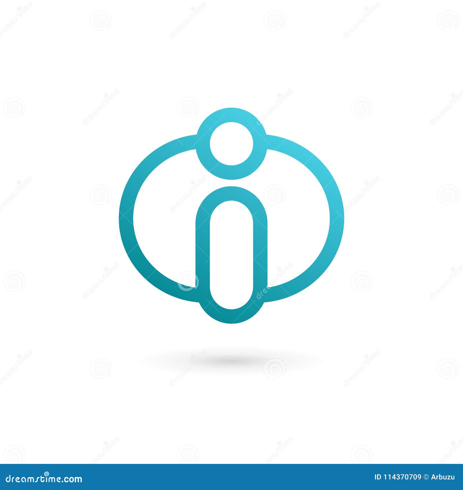 Letter I Info Logo Icon Design Template Elements Stock Vector ...