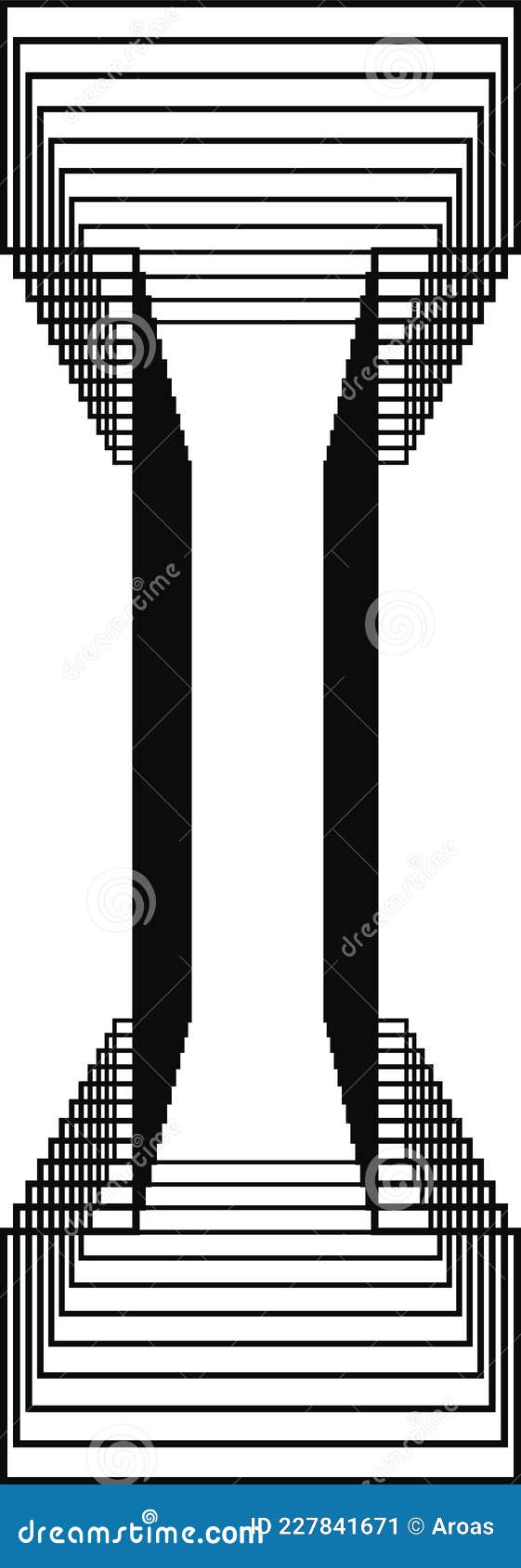 Letter I Line Logo Icon Design Stock Vector - Illustration of clipart ...