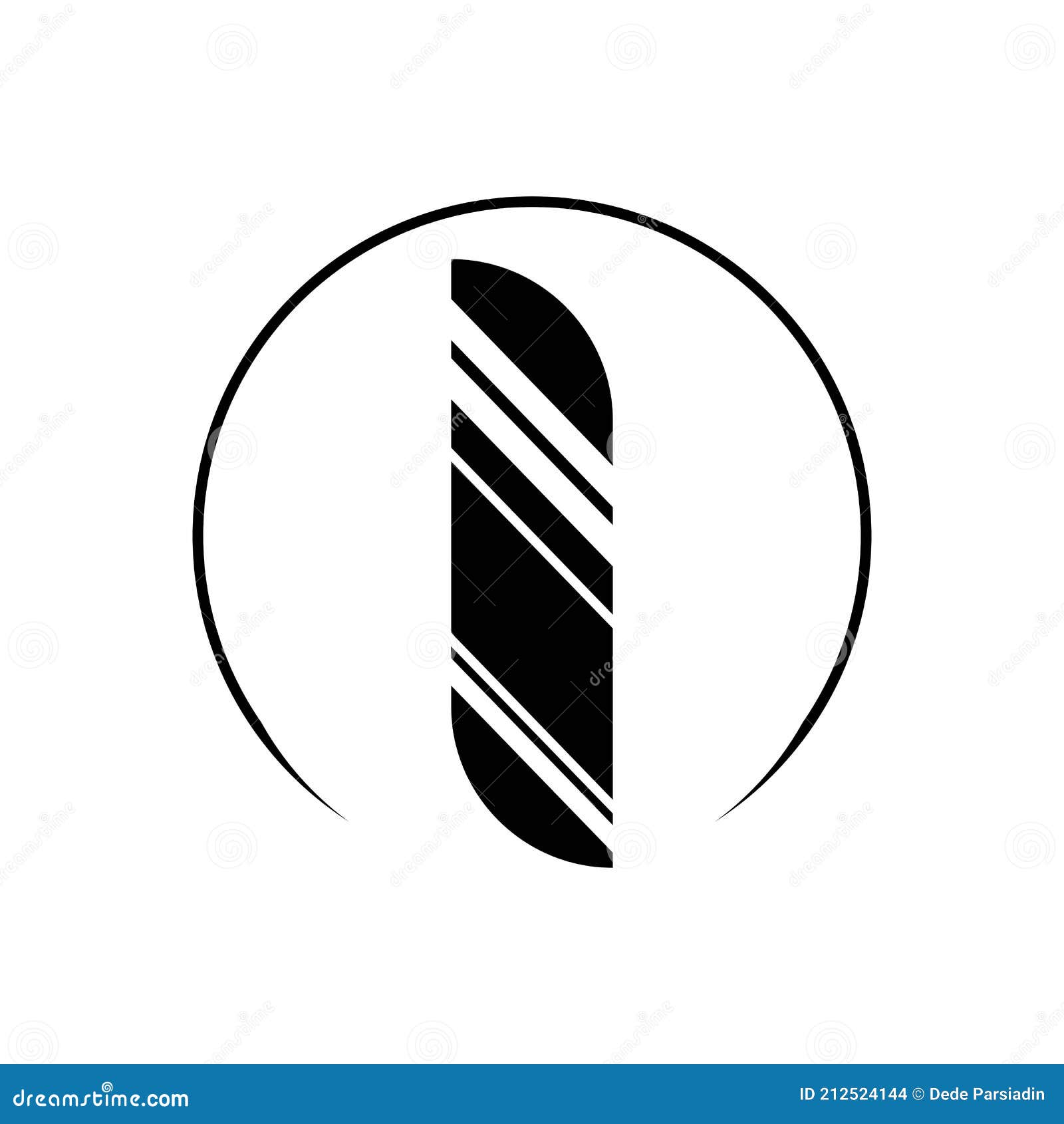 Letter I Logo. Alphabet Logotype Vector Design Stock Vector ...