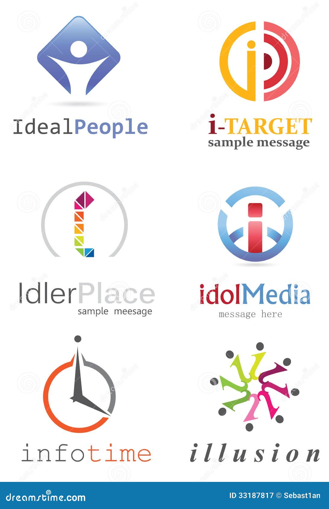 Letter i Logo stock vector. Illustration of icon, identity - 33187817