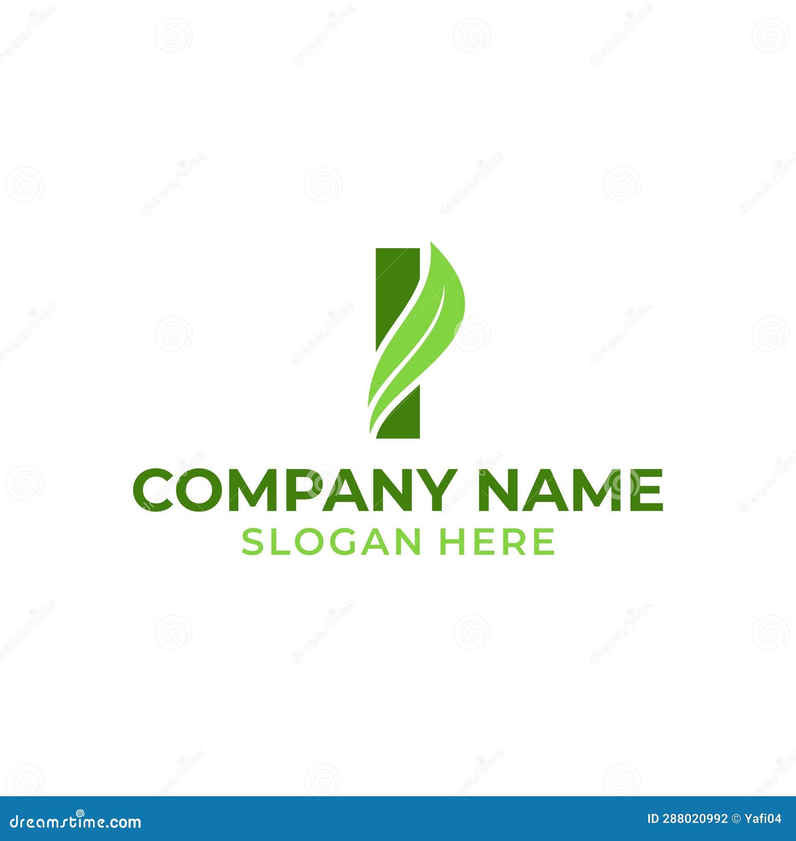 Letter I Logo with Leaf Vector. I Leaf Logo Template, Leaf Logo ...