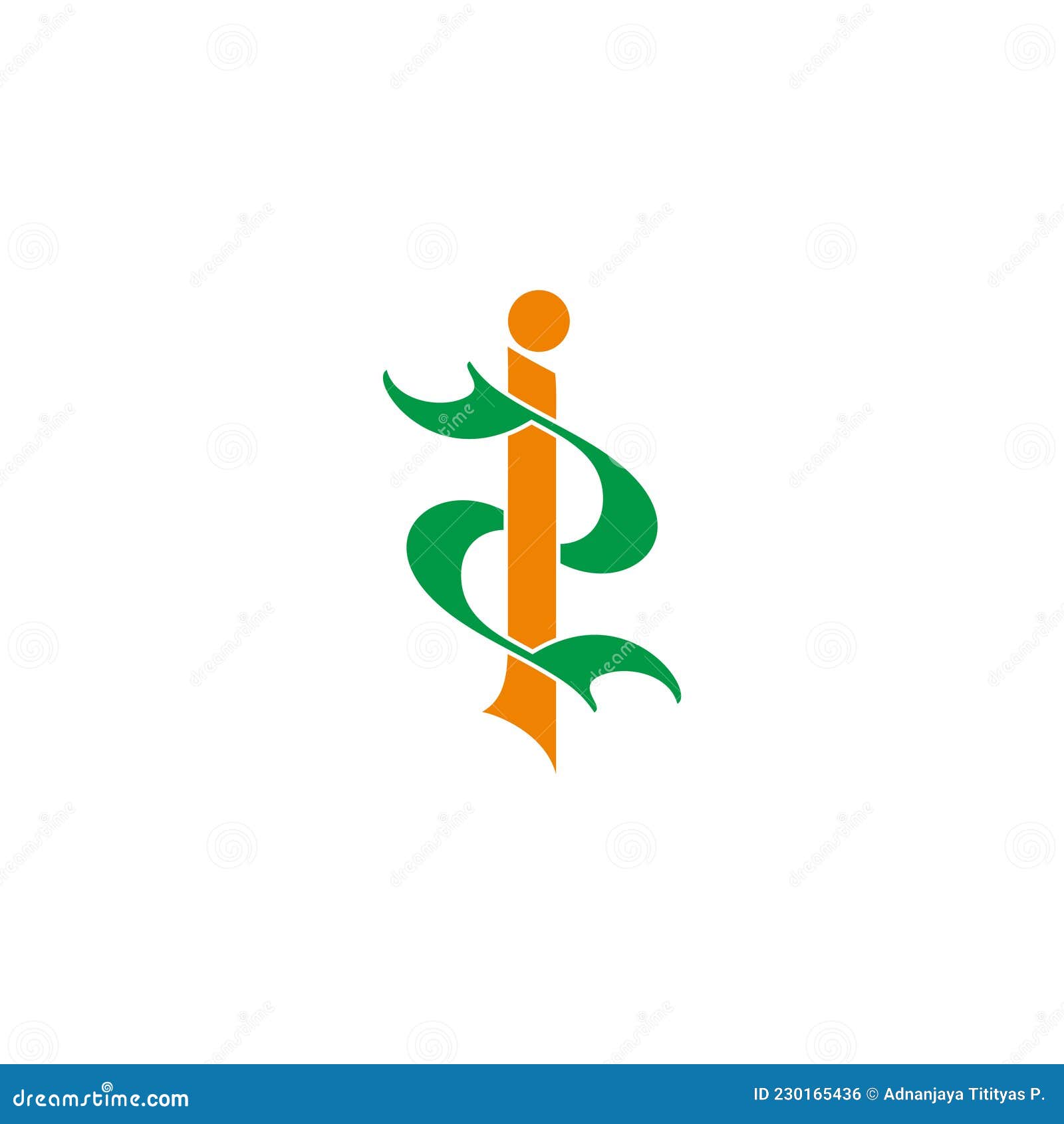 Letter I2 Simple Curve Linked Logo Vector | CartoonDealer.com #230165436