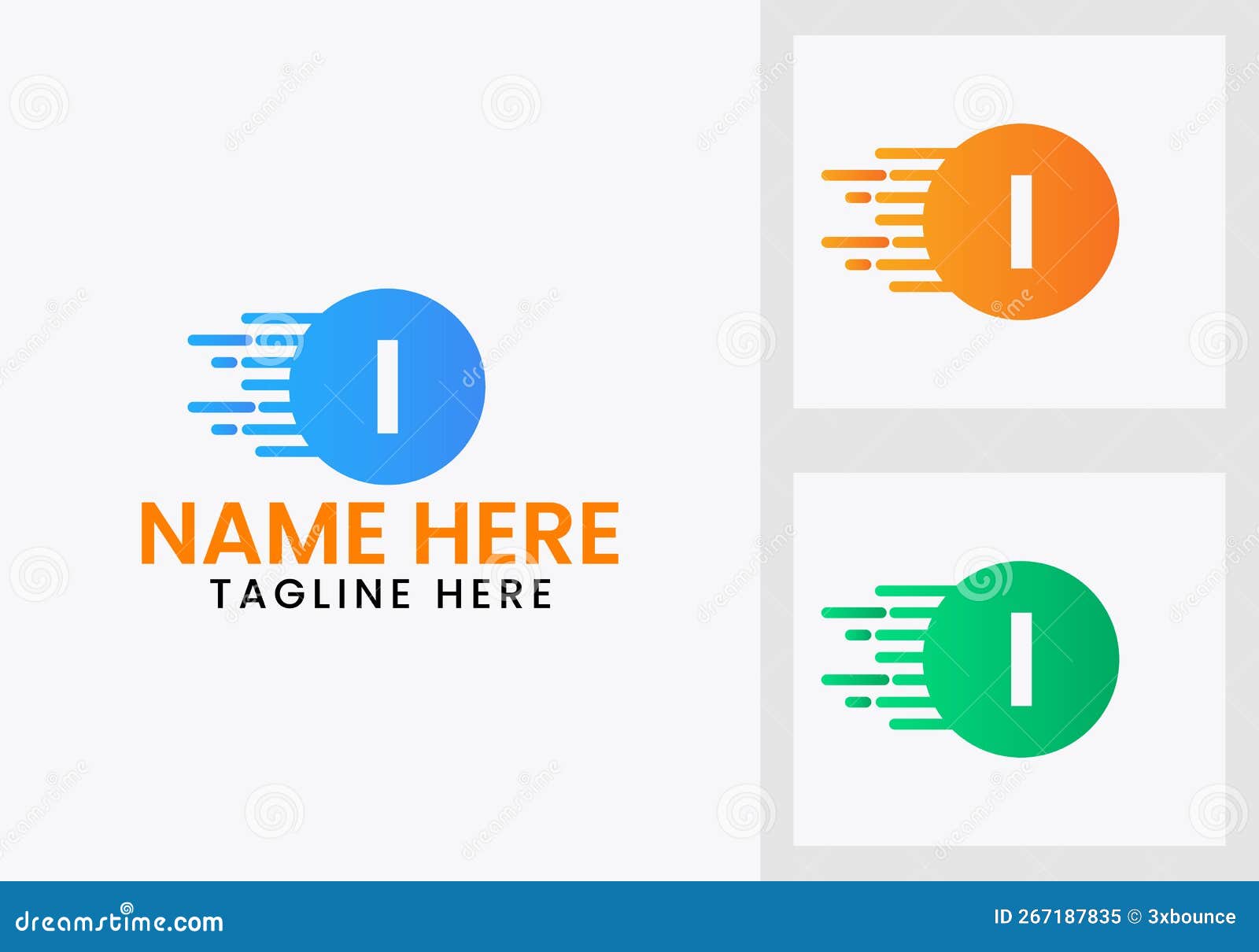 Letter I Technology Logo Design Template. Modern Logotype Symbol Stock ...