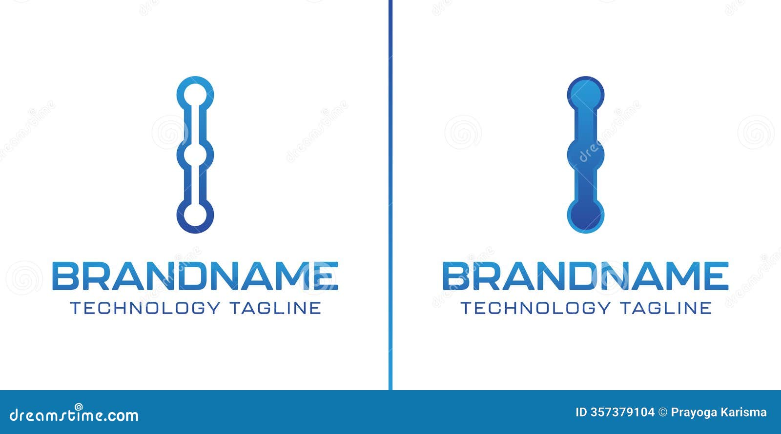 Letter I Technology Logo, Symbolize Progress, Innovation, and Digital ...