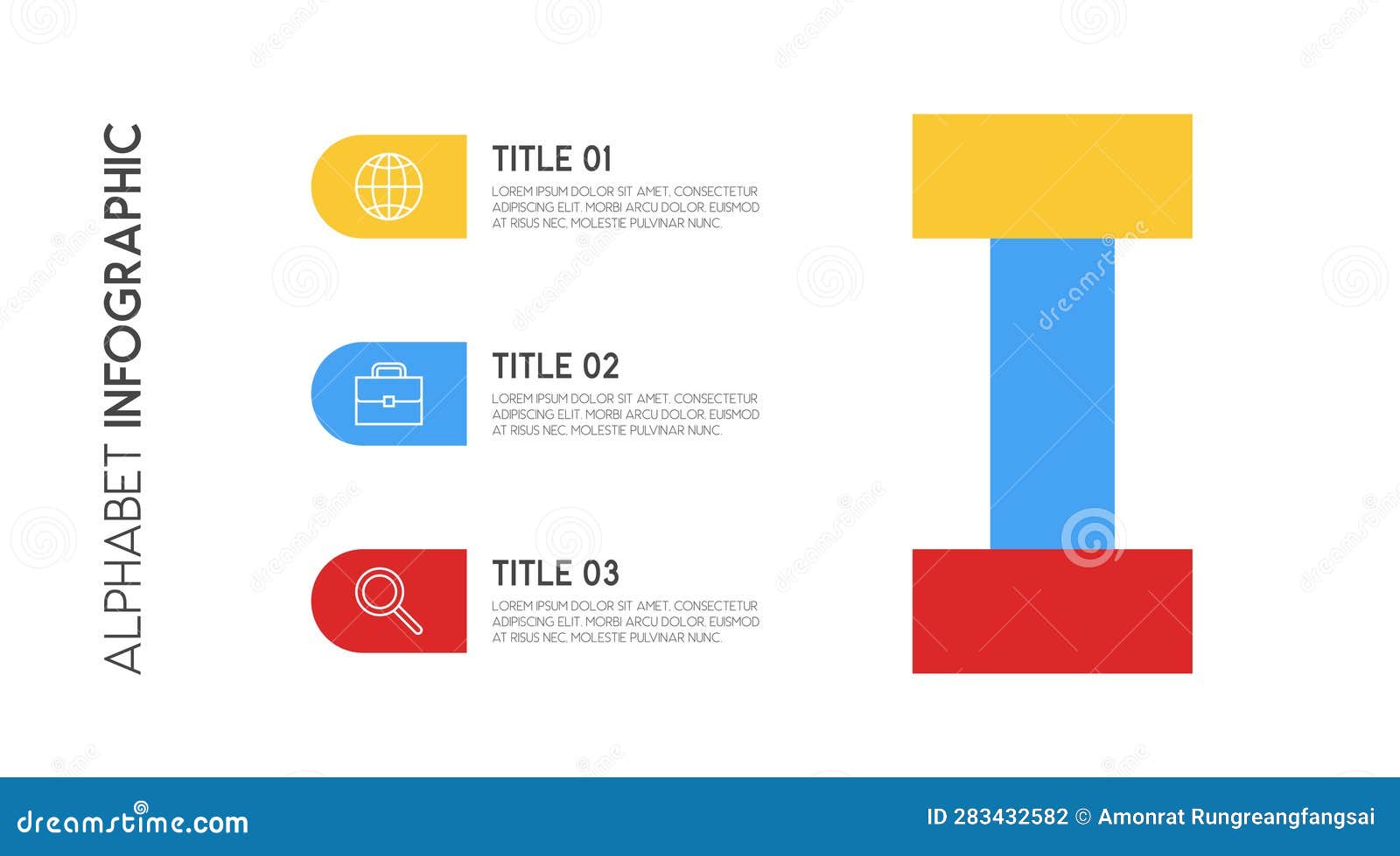 Letter I Vector Alphabet and Other Elements for Infographics Stock ...
