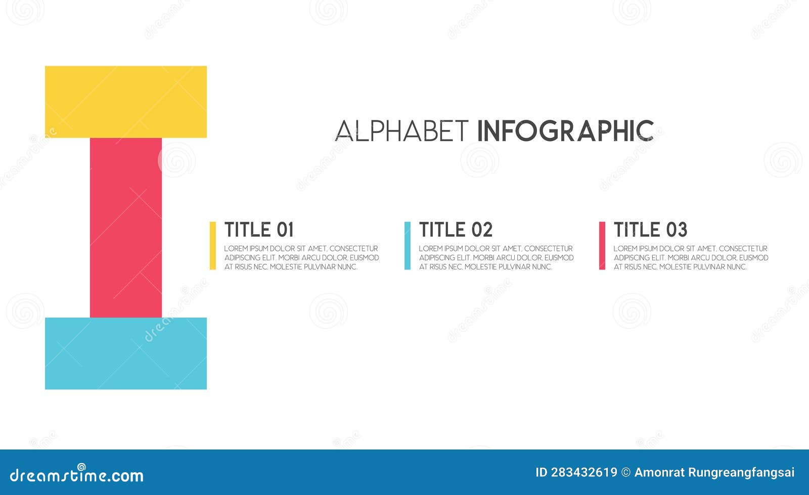 Letter I Vector Alphabet and Other Elements for Infographics Stock ...