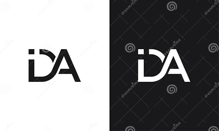 Letter IDA Font Logo Design Vector Template Stock Illustration ...