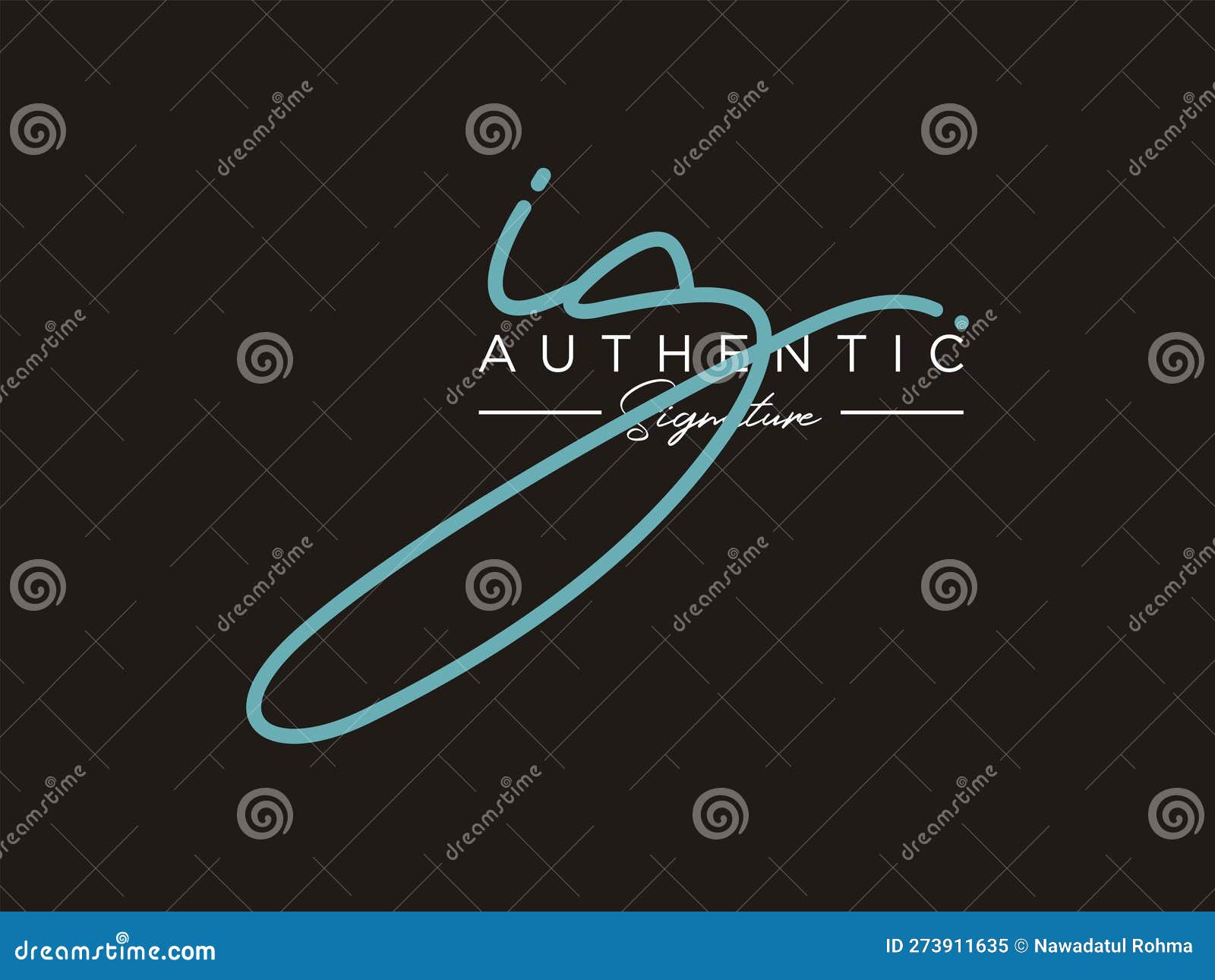 Letter IG Signature Logo Template Vector Stock Vector - Illustration of ...