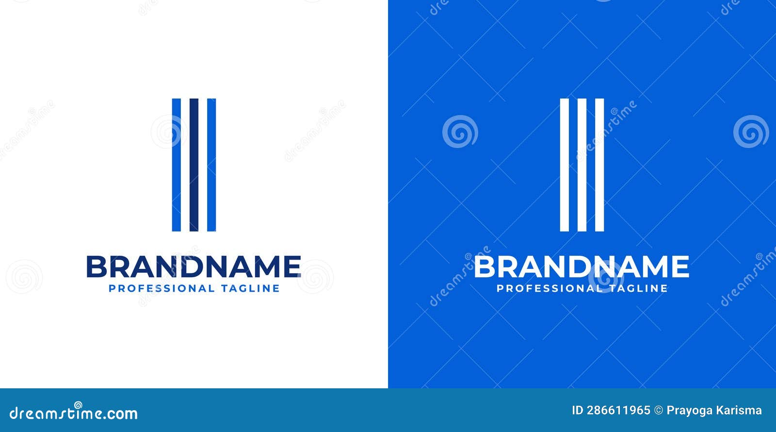 Letter II Line Monogram Logo, Suitable for Any Business with II ...