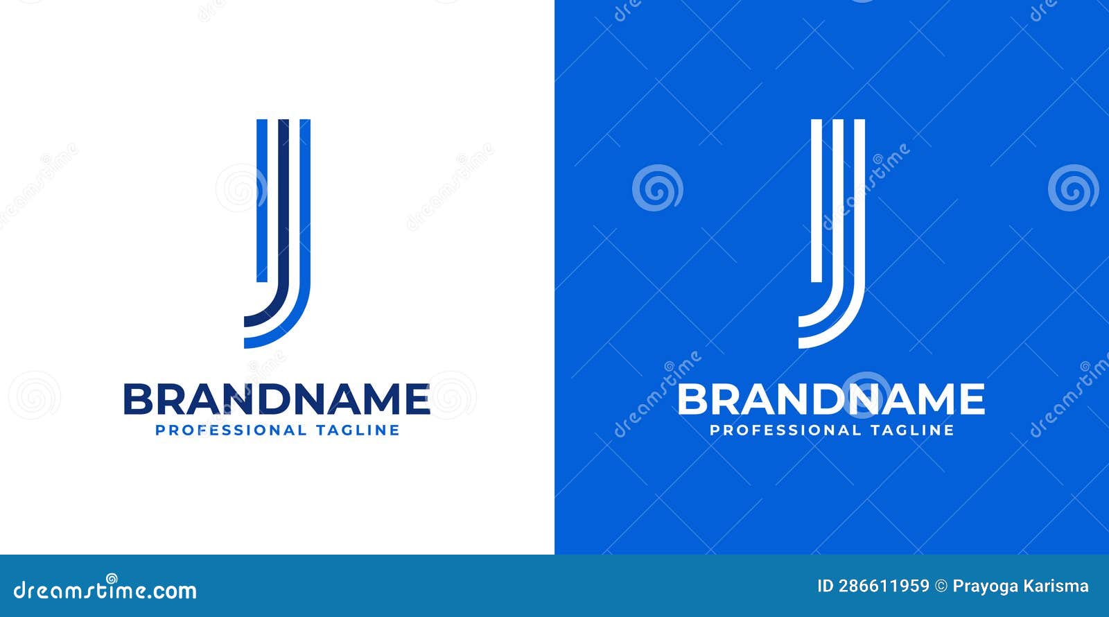 Letter IJ Line Monogram Logo, Suitable for Business with IJ or JI ...
