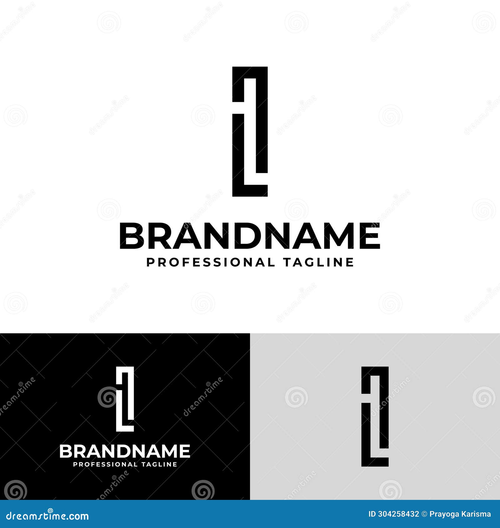 Letter IL Modern Logo, Suitable for Business with IL or LI Initials ...