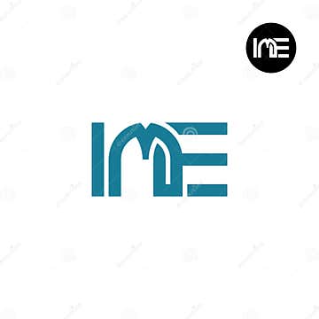 Letter IME Monogram Logo Design Stock Illustration - Illustration of ...