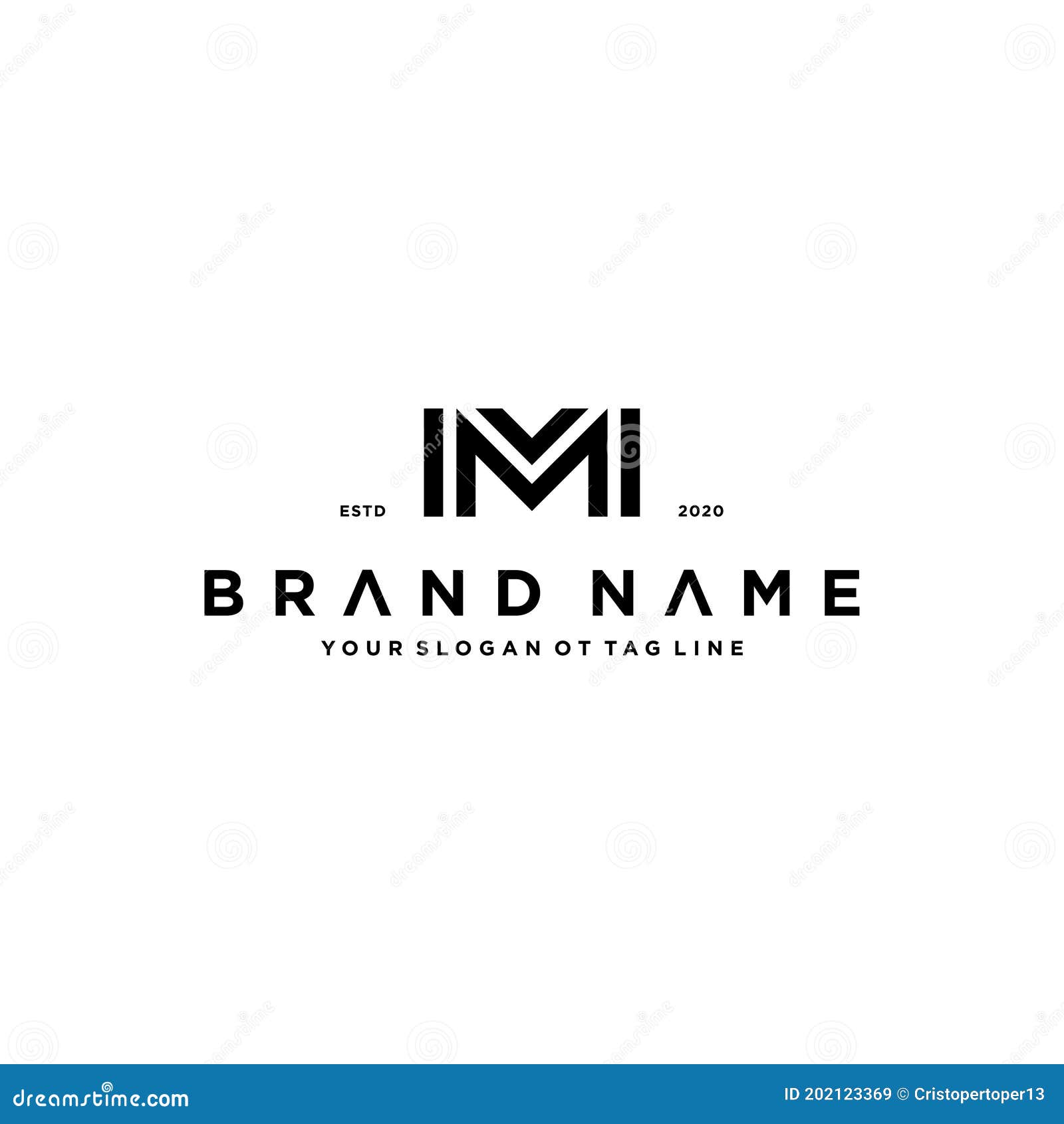 Letter IMI Logo Design Concept Vector Stock Vector - Illustration of ...
