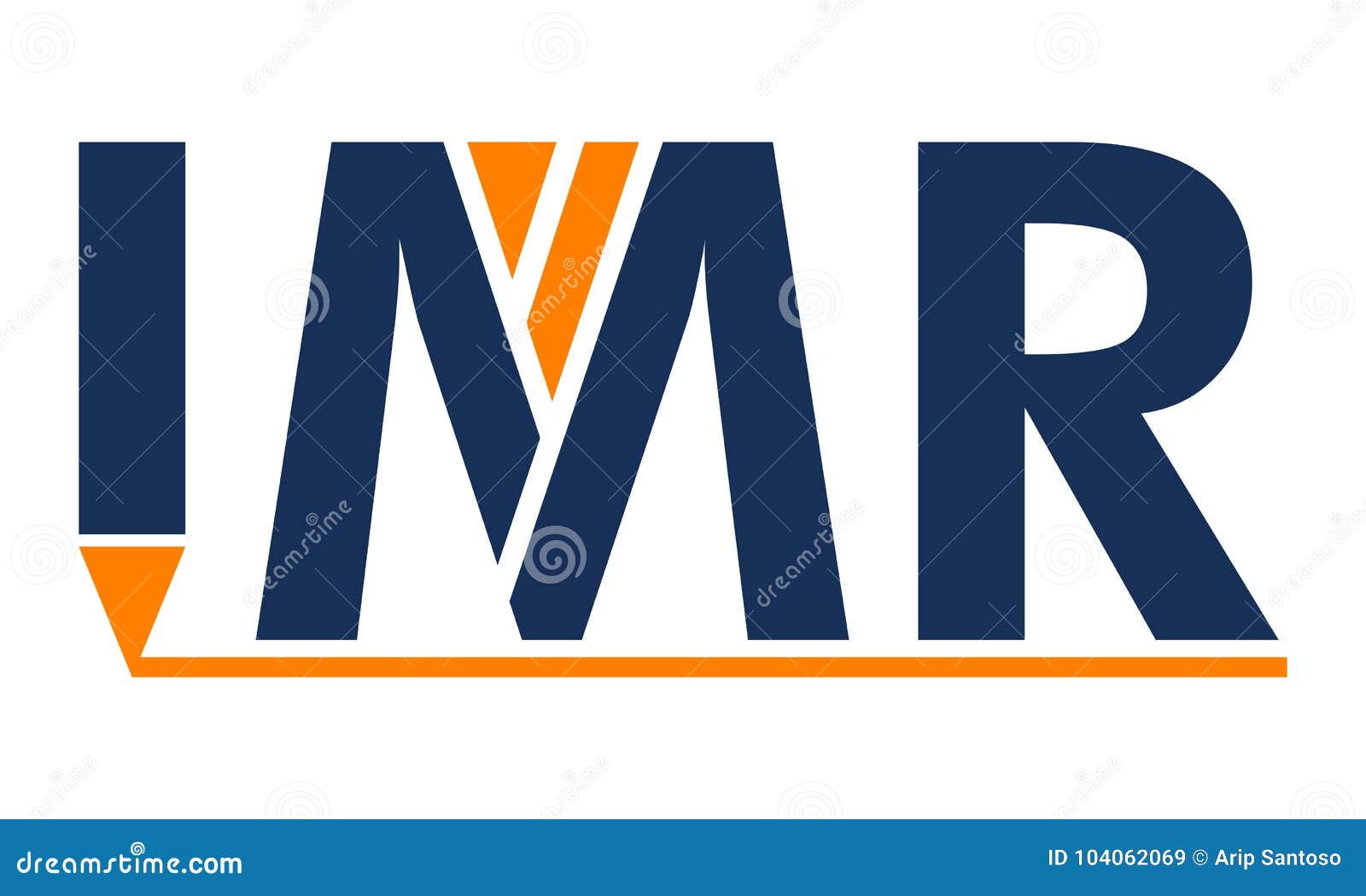 Letter IMR Pen stock vector. Illustration of letter - 104062069