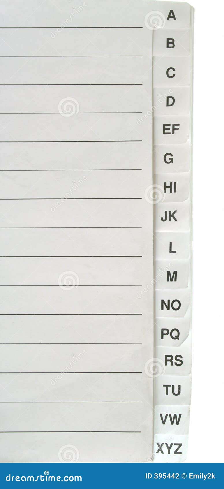 Letter-index stock photo. Image of collection, business - 395442