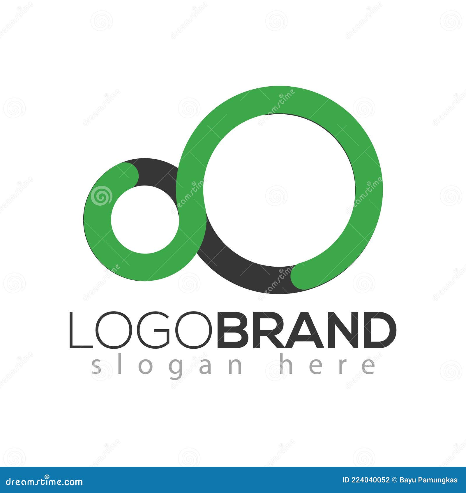 Letter Infinity Logo Vector Element. Letter Logo Template Stock Vector ...