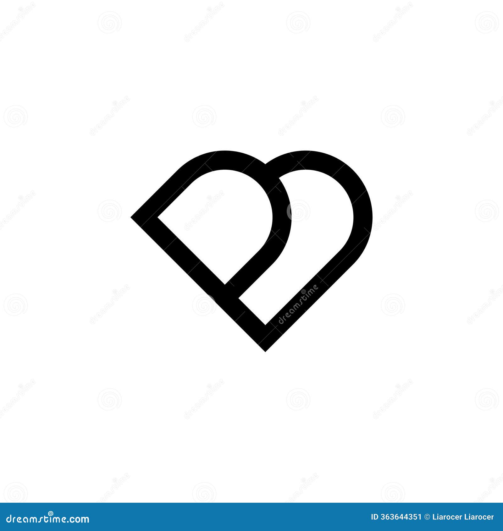 DOR Letter Initial Logo Design Vector Illustration | CartoonDealer.com ...