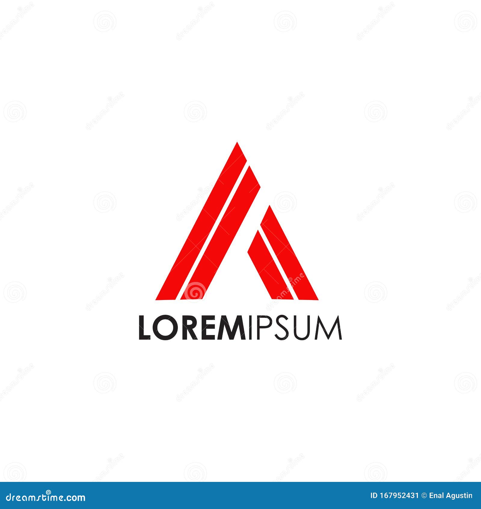 A Letter Initial Icon Logo Design Vector Template Stock Vector ...