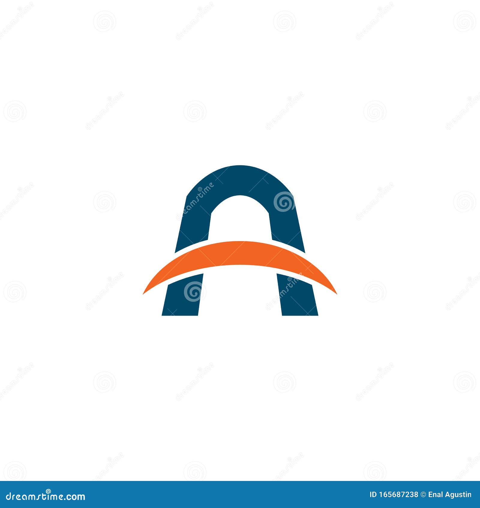 A Letter Initial Icon Logo Design Vector Template Stock Vector ...