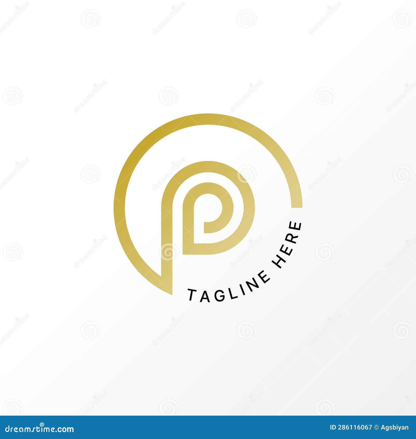 Letter Initial PP or PD Font with Circle Lines. Related Monogram ...