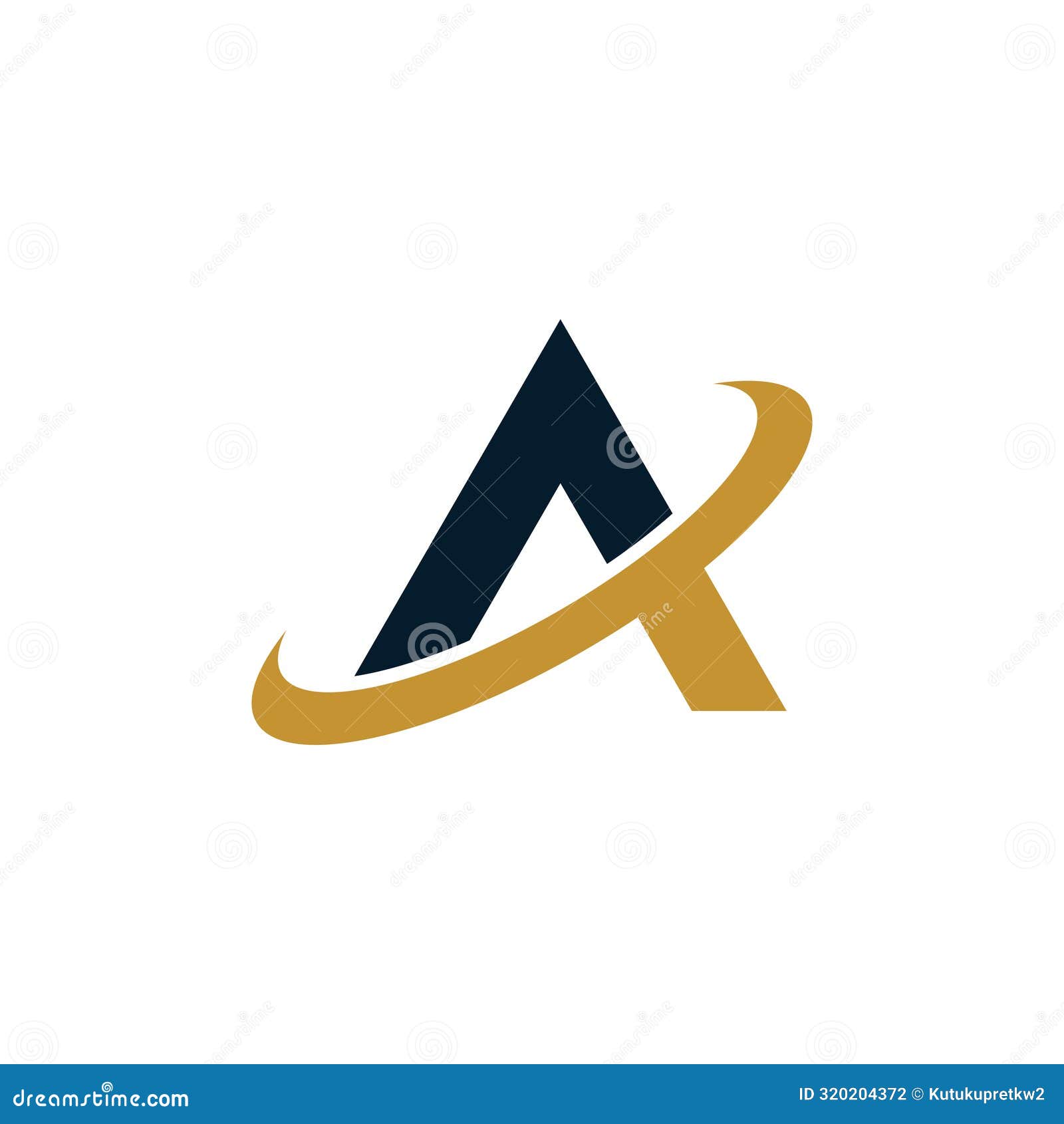 Letter a Initial Vector Logo Template. EPS 10 Stock Vector ...