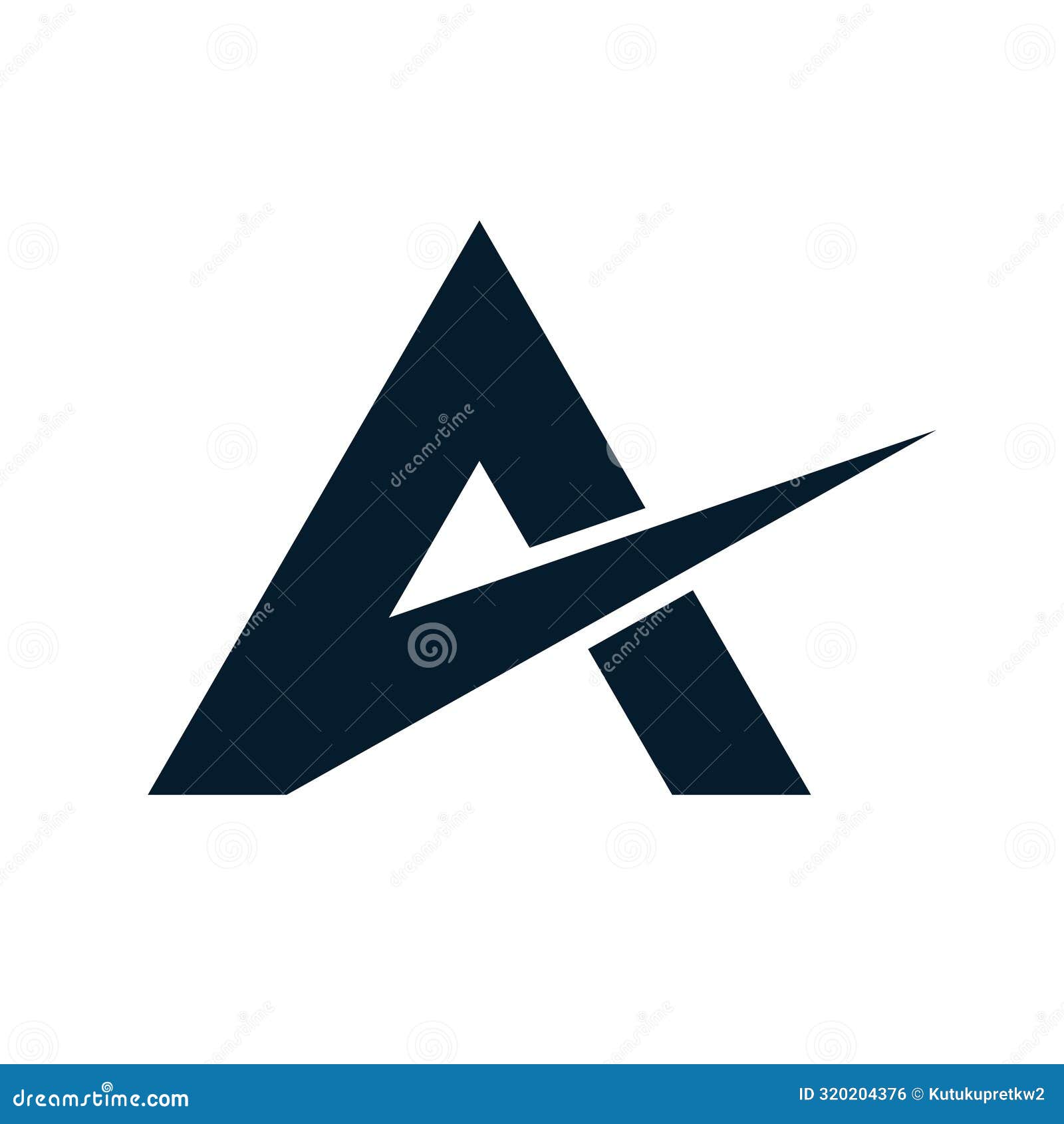 Letter a Initial Vector Logo Template. EPS 10 Stock Vector ...