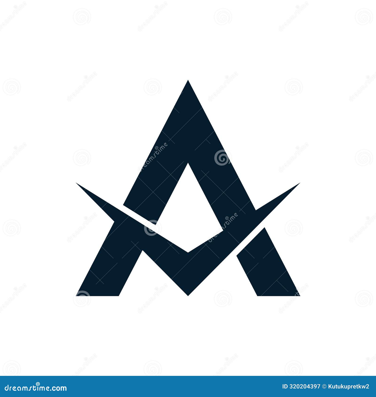 Letter a Initial Vector Logo Template. EPS 10 Stock Vector ...