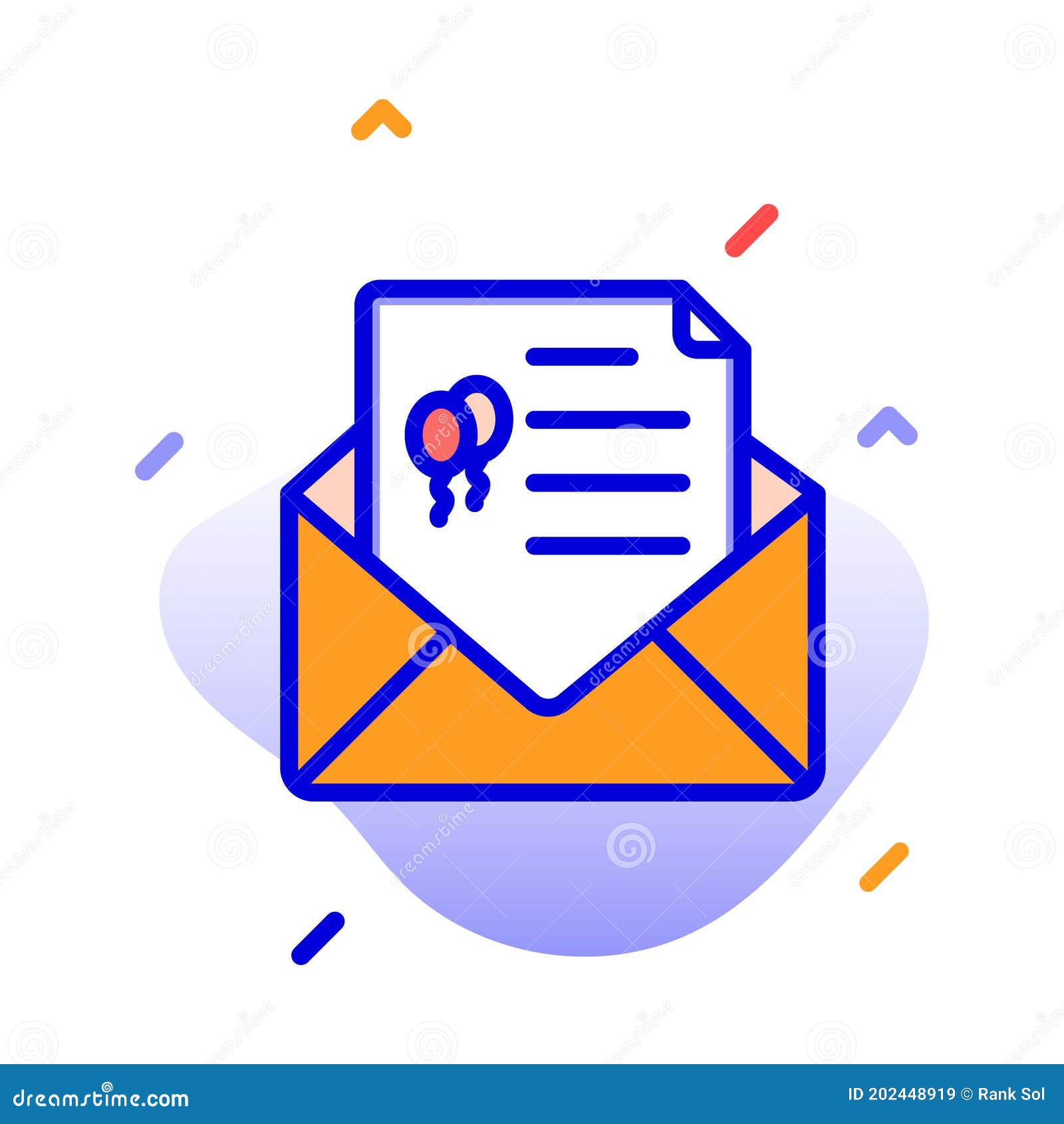 Letter, Invitation, Invite, Envelope Fully Editable Vector Icons Stock ...