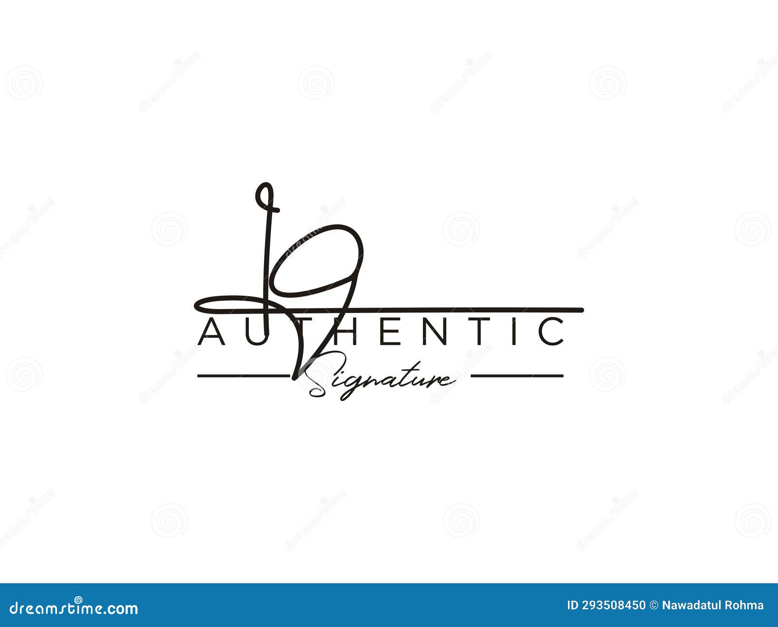 Letter IO Signature Logo Template Vector Stock Vector - Illustration of ...