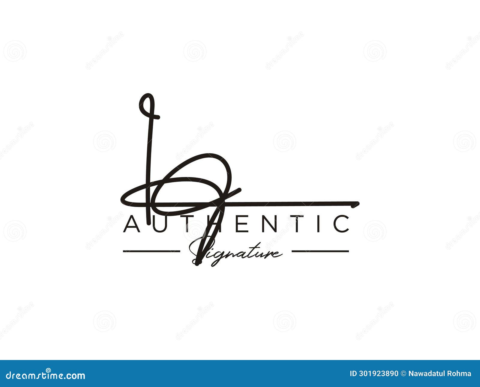 Letter IO Signature Logo Template Vector Stock Vector - Illustration of ...