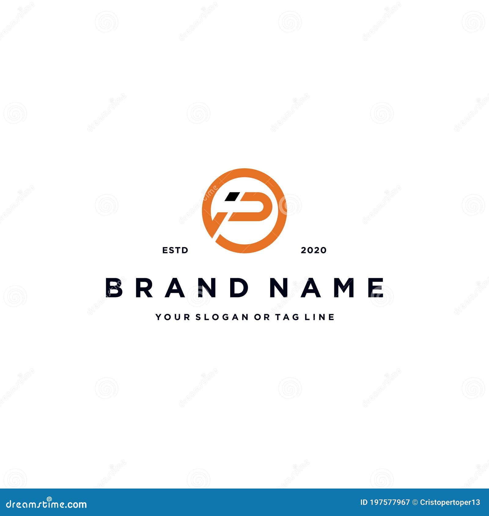 Letter IP Logo Design Vector Stock Vector - Illustration of abstract ...