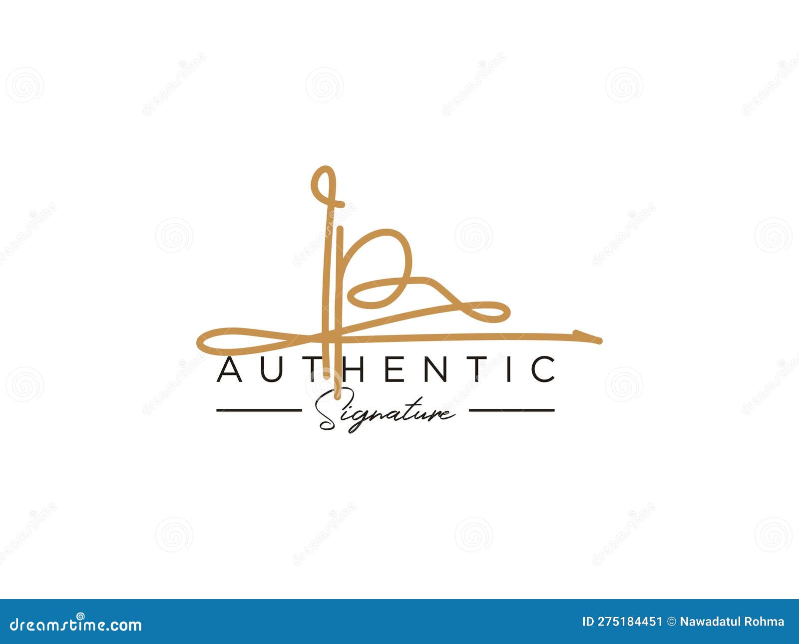 Letter IP Signature Logo Template Vector Stock Vector - Illustration of ...