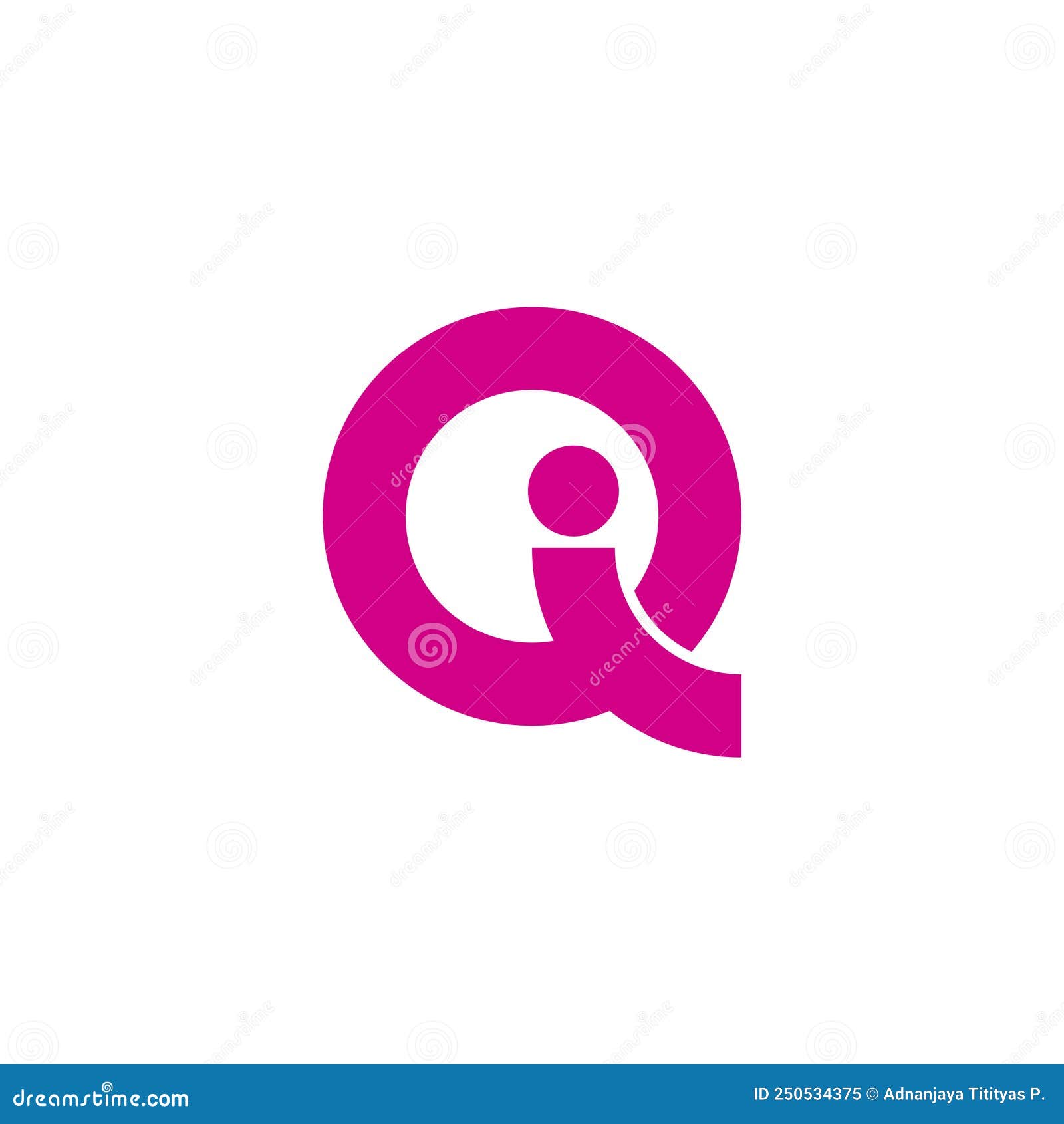 Letter Iq Simple Circle Happy Design Logo Vector Stock Vector ...