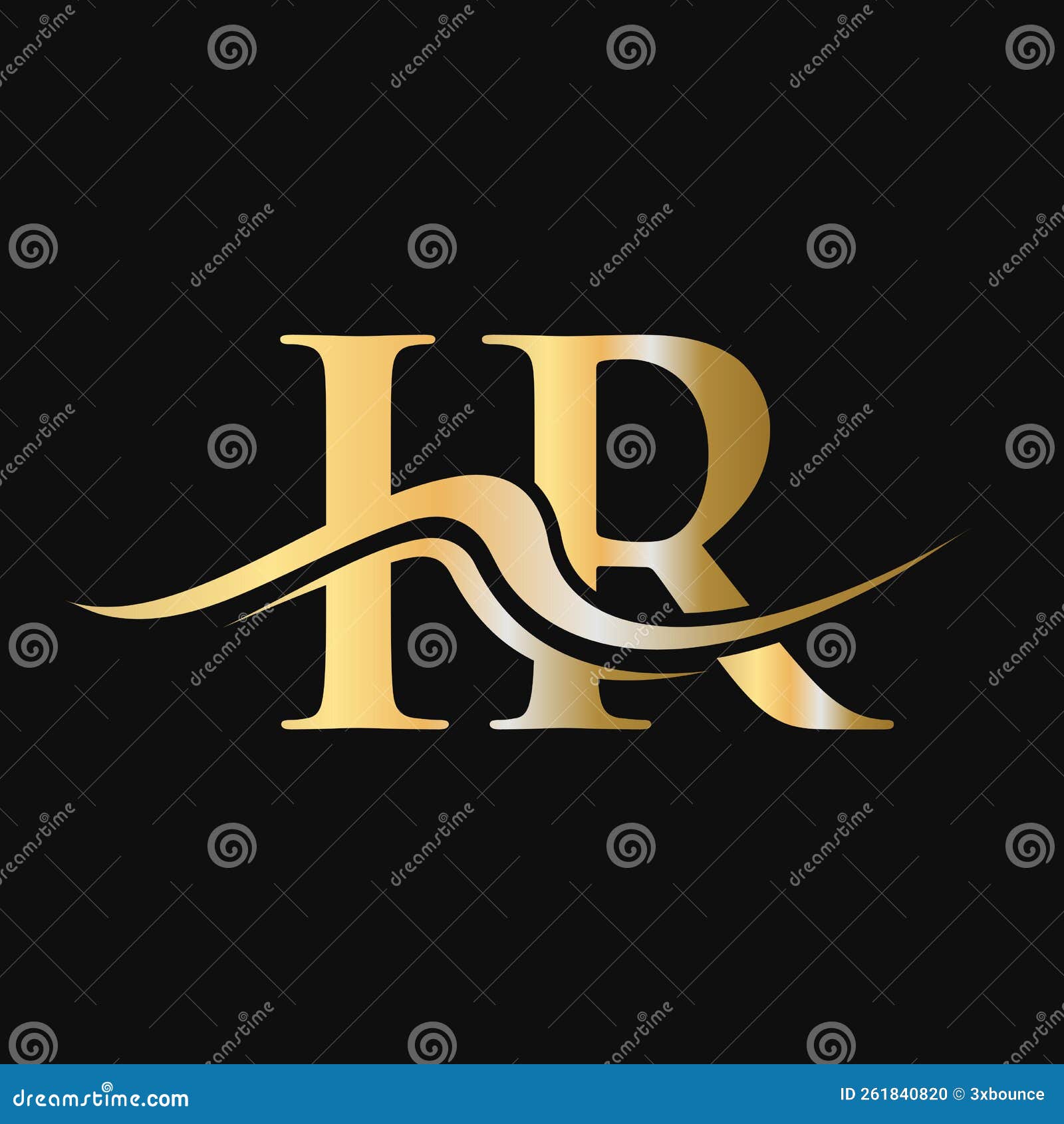 Letter IR Logo Design. Initial IR Logotype Template for Business and ...