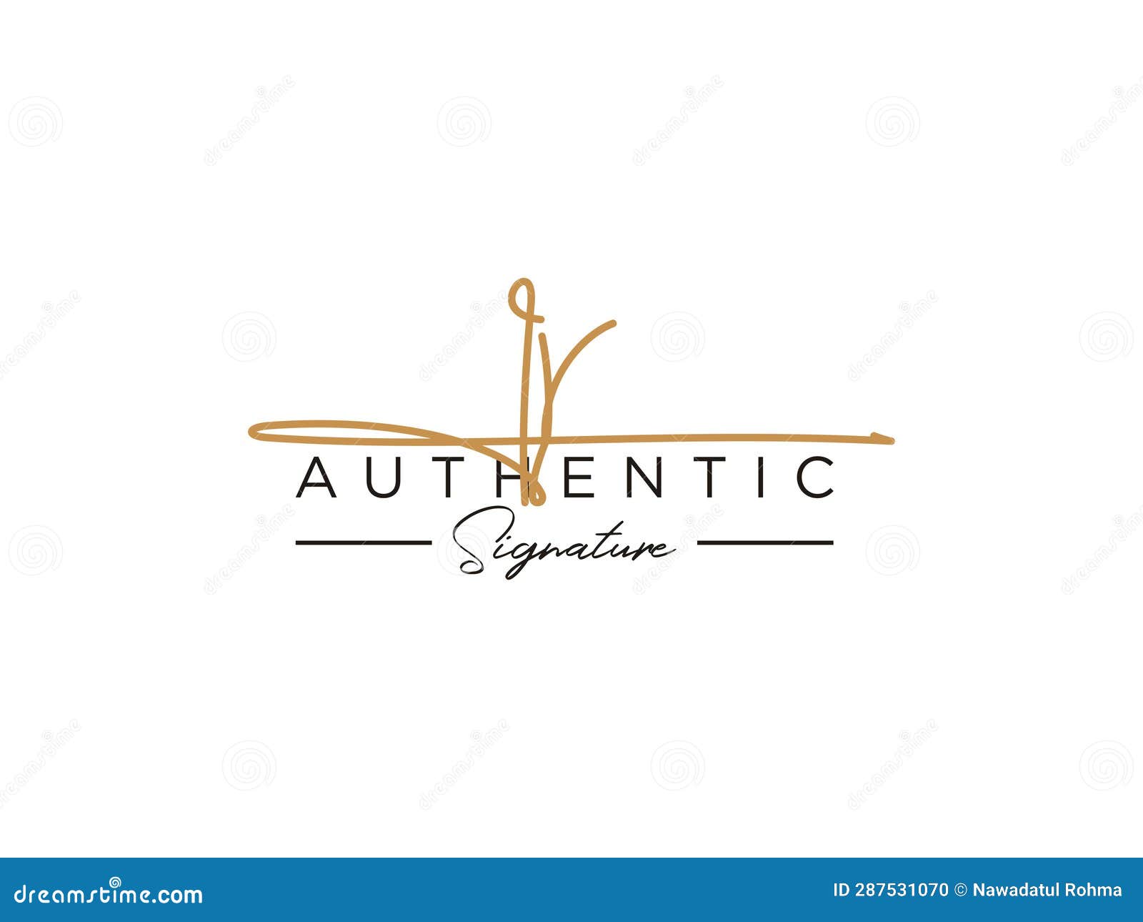 Letter IR Signature Logo Template Vector Stock Vector - Illustration of ...