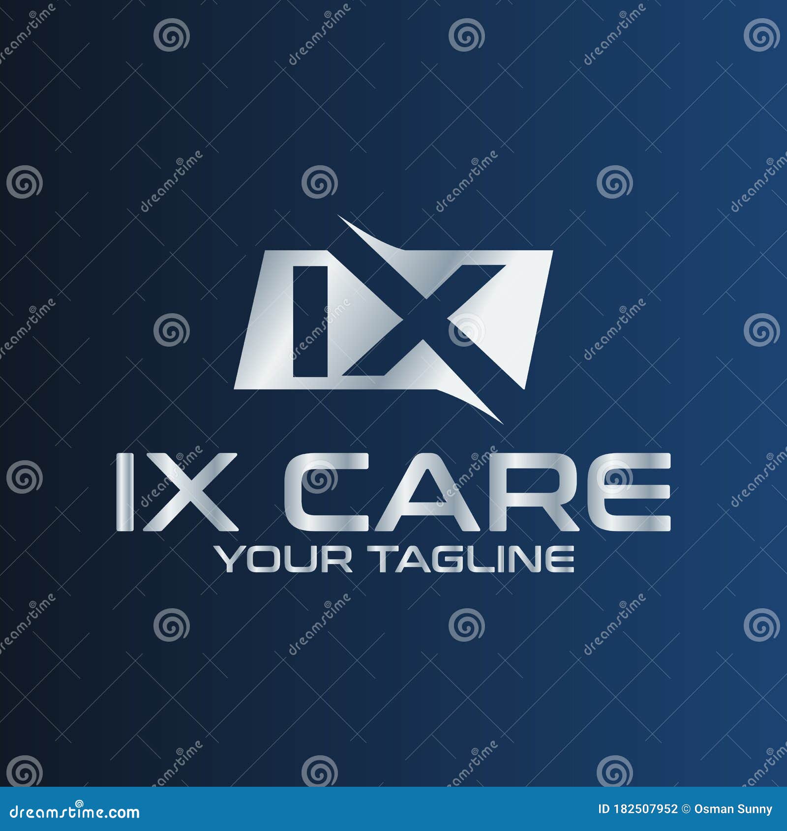 Letter IX Vector Logo Design Template Stock Vector - Illustration of ...