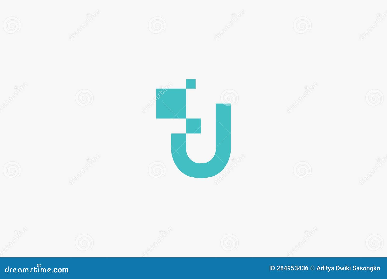 Letter J Digital Technology Logo Stock Vector - Illustration of circle ...