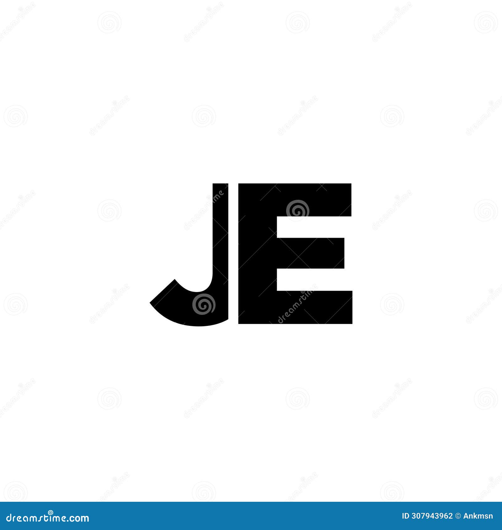 Letter J And E, JE Logo Design Template. Minimal Monogram Initial Based ...