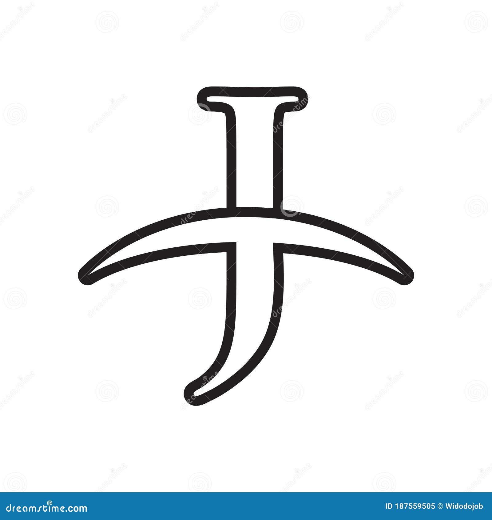 Letter J Icon Symbol Design Vector Stock Vector - Illustration of ...