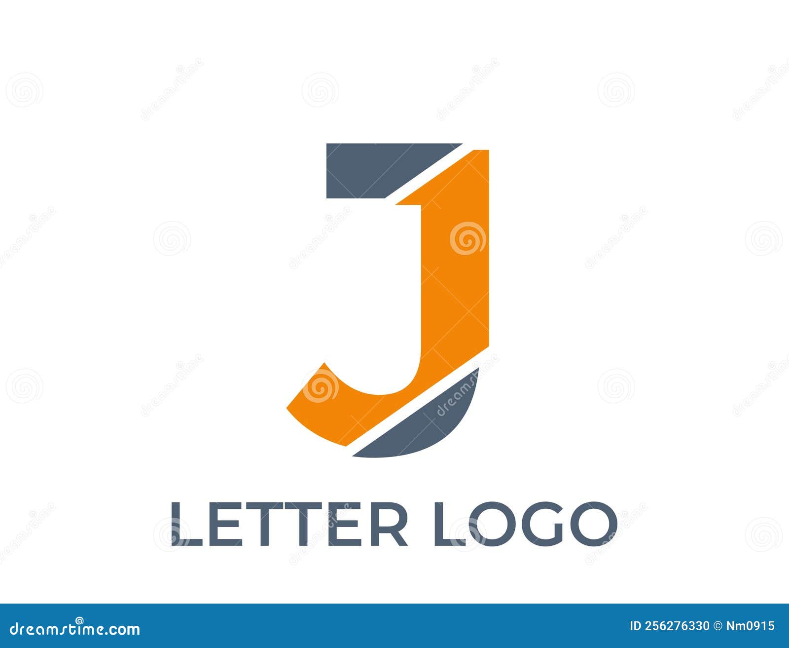 Letter J Logo. Creative Alphabet Logotype Design Stock Vector ...