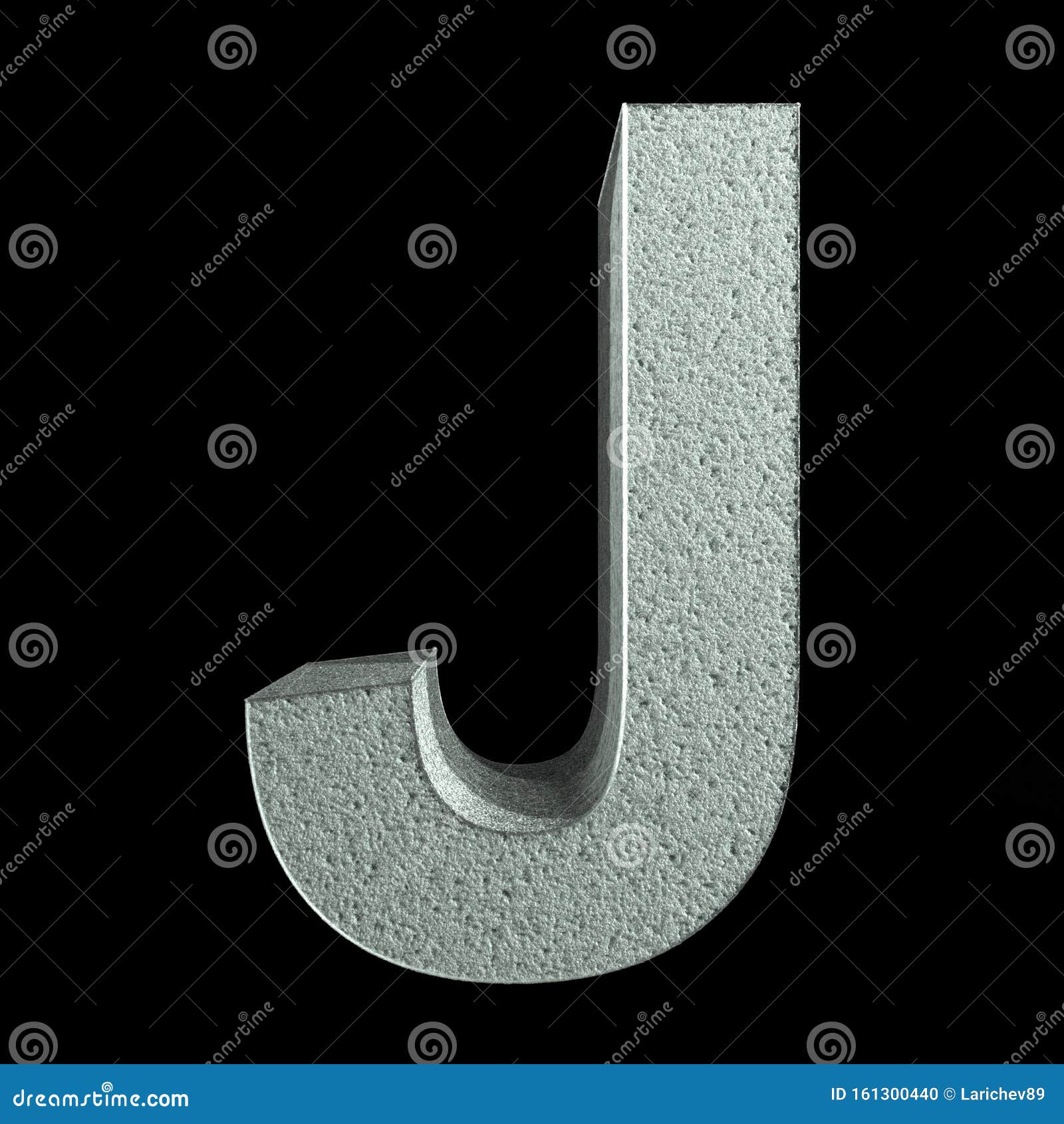 Letter J Made of Snow. Snow Font Stock Illustration - Illustration of ...