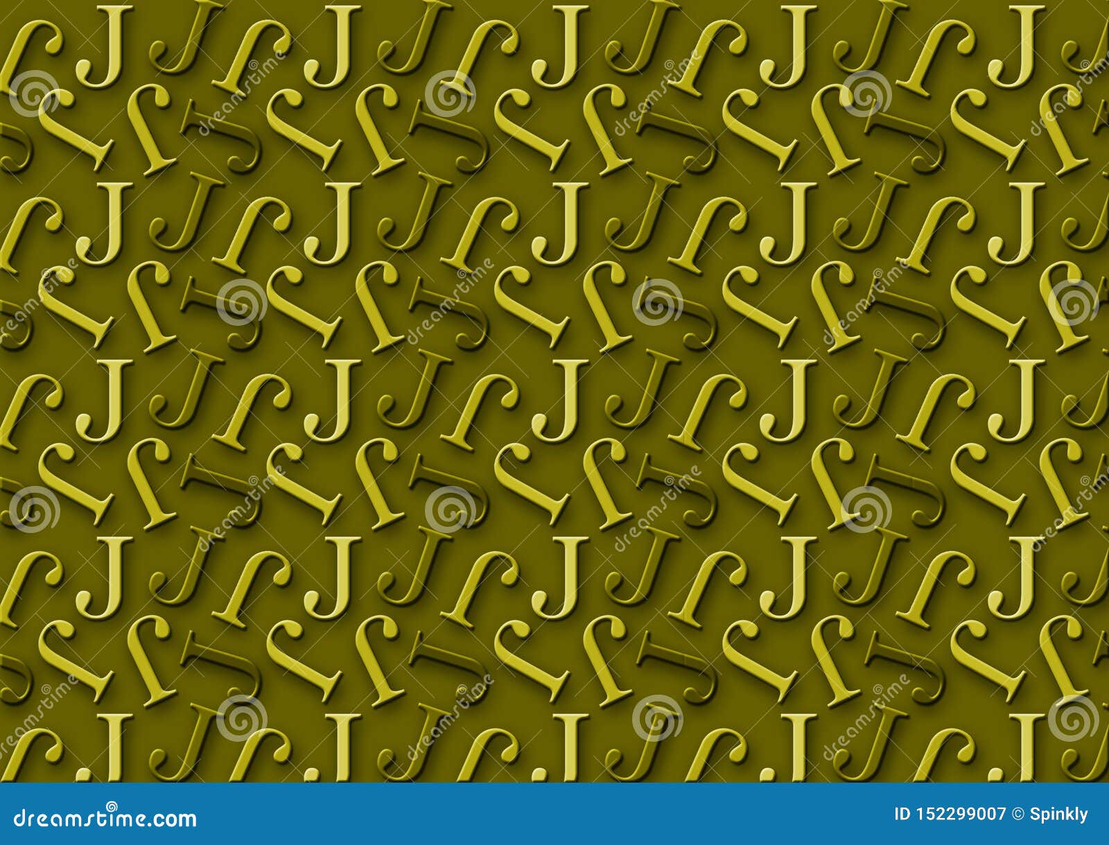 Letter J Pattern in Different Colored Green Shades for Wallpaper Stock ...